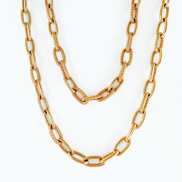Jewelry | 14k Italian Yellow Gold Polished And Braided Interlocking ...